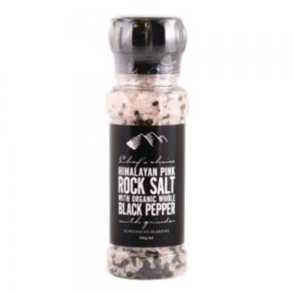 CHEFS CHOICE PINK ROCK SALT & BLACK PEPPER 200G