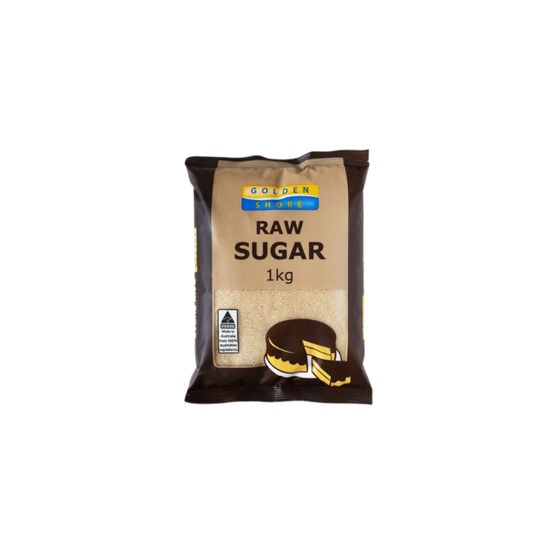 GOLDEN SHORE RAW SUGAR 1KG