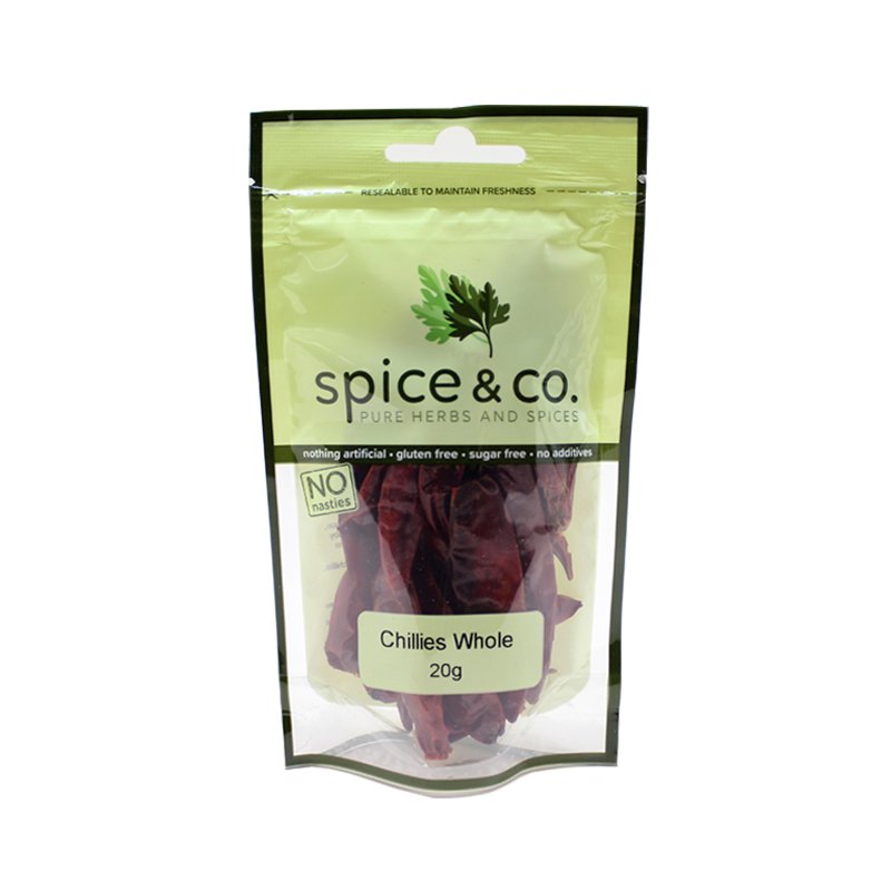 SPICE & CO. CHILLIES WHOLE 20G